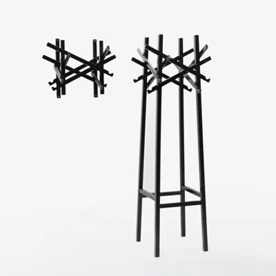 BIM objects - Free download! Coat rack | BIMobject