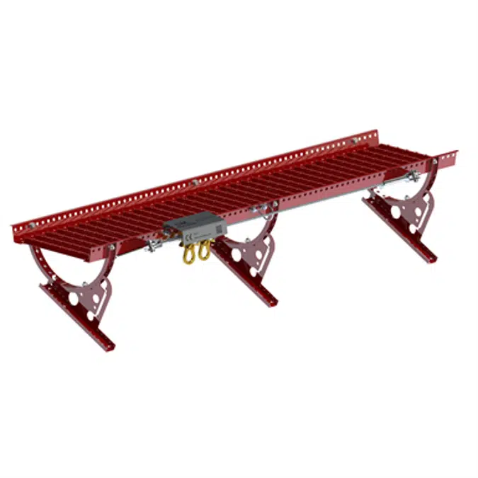 Objetos BIM - ¡Descarga gratis! Walkway from 8 to 45 degrees with wire ...