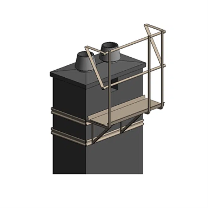 BIM objects - Free download! Chimney Walkway | BIMobject