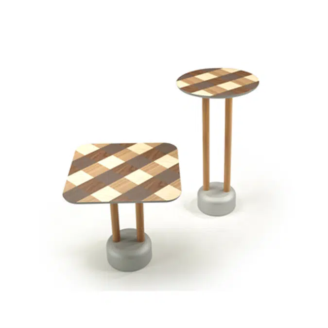 BIM objects - Free download! VICHY TABLE 70X70X74 | BIMobject