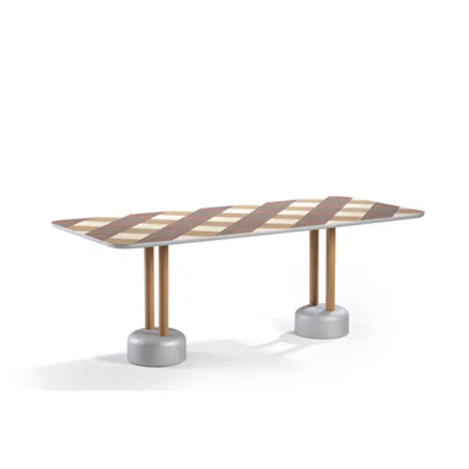BIM objects - Free download! VICHY TABLE 200X90X74 | BIMobject