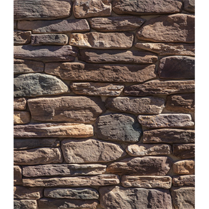 BIM object - ดาวน์โหลดฟรี! Stone Veneer - Ledgestone | BIMobject