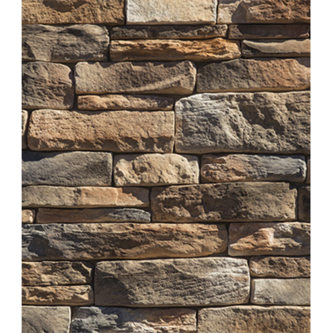 BIM object - ดาวน์โหลดฟรี! Stone Veneer - Stack Ledge | BIMobject