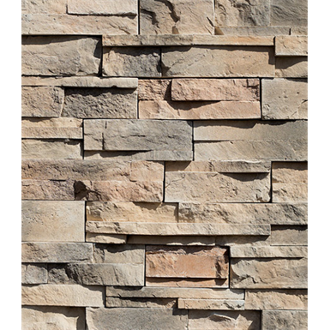 BIM objects - Free download! Stone Veneer - Dry Stack | BIMobject