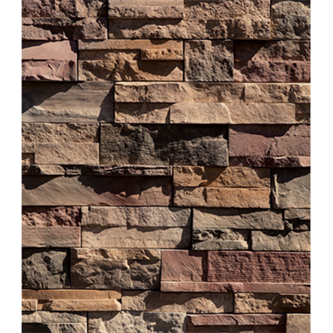 BIM objects - Free download! Stone Veneer - Dry Stack | BIMobject