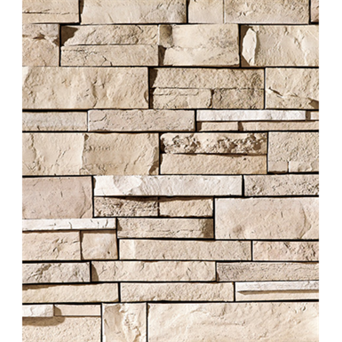 BIM objects - Free download! Stone Veneer - Dry Stack | BIMobject
