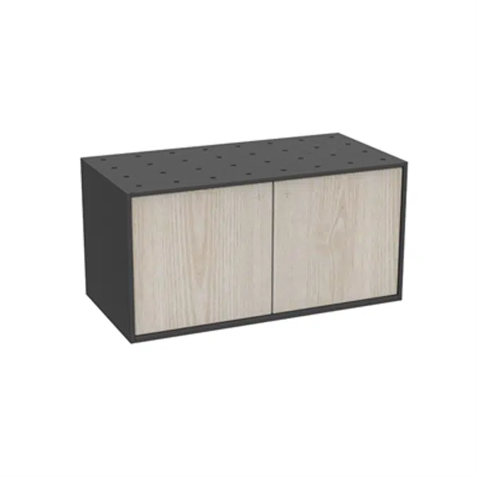 BIM objects - Free download! EFG Create Storage - Lacquered MDF module ...