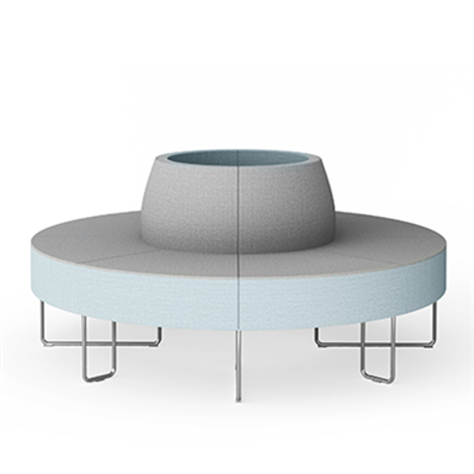 BIM objects - Free download! EFG Mingle Circle Sofa Small | BIMobject