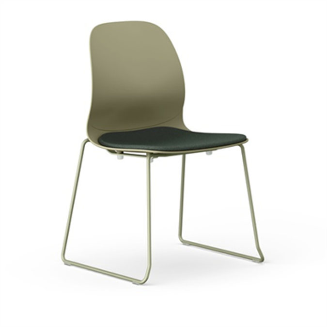 BIM objects - Free download! EFG Archie, Chair Sledge base | BIMobject