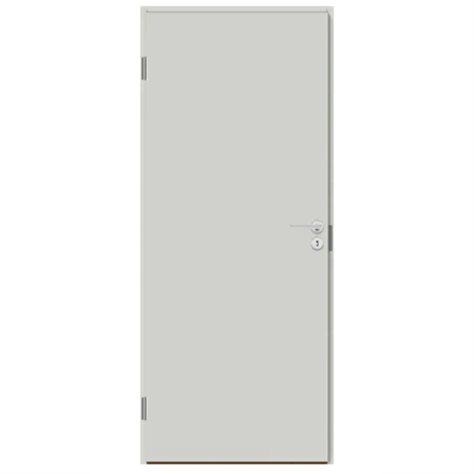BIM objects - Free download! Interior Door HP 40D Rebated Single ...