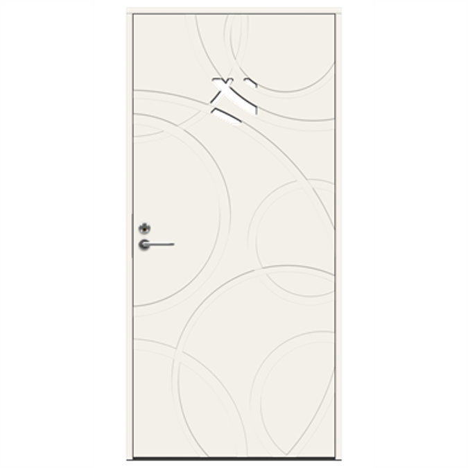 BIM objects - Free download! Exterior Door Character Orbit ECO Single ...