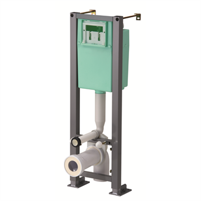 Objetos BIM - ¡Descarga gratis! BCU 350 Wall Frame Unit Inc Cistern ...