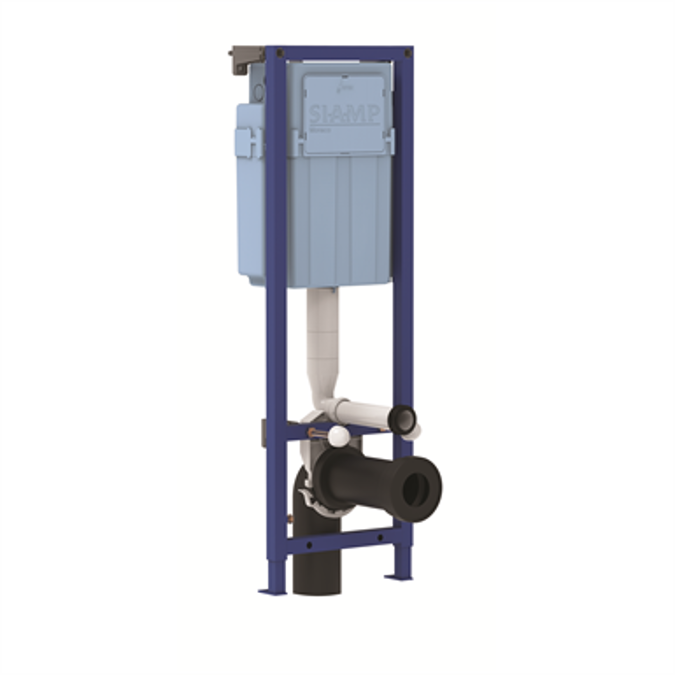 BIM objects - Free download! Ingénio Wall fixing WC Frame | BIMobject