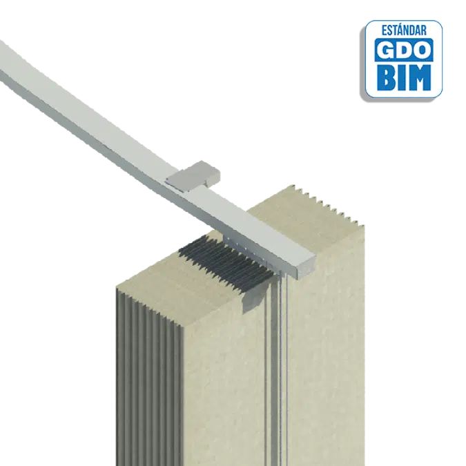 BIM objects - Free download! Curtain rail RM09 in curve | BIMobject