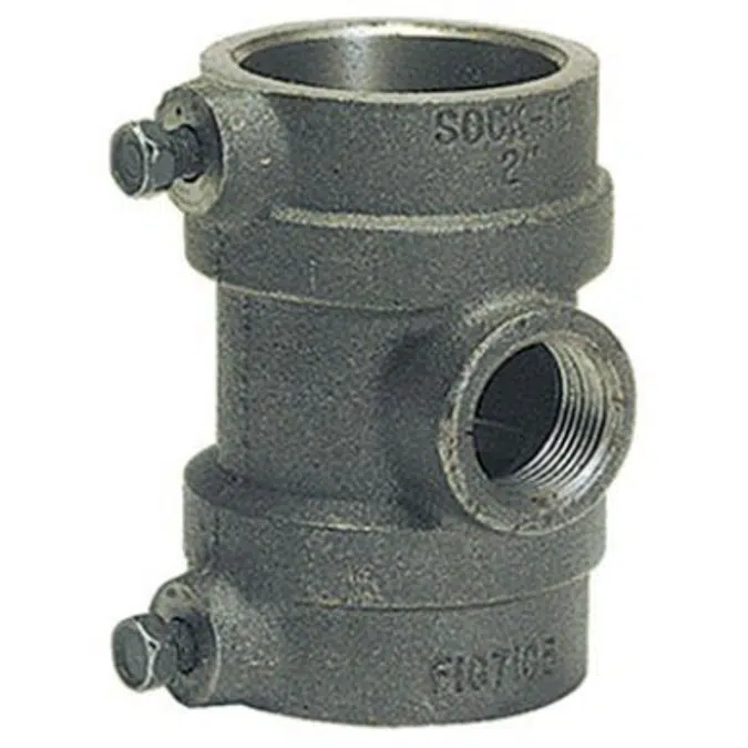 BIM objects - Free download! Fig. 7105 - Reducing Outlet Tee | BIMobject