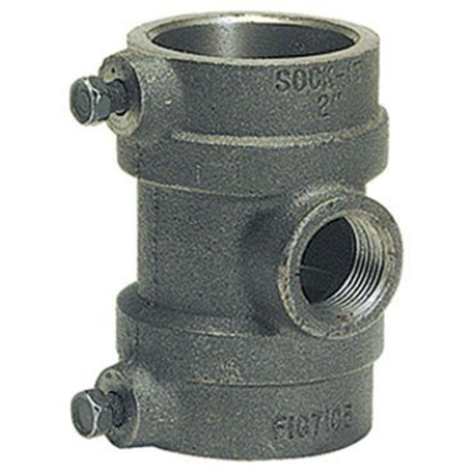 BIM objects - Free download! Fig. 7105 - Reducing Outlet Tee | BIMobject