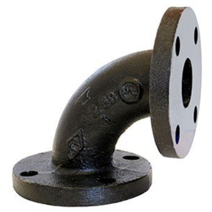 BIM objects - Free download! Fig. 801 - 90° Flanged Elbow | BIMobject