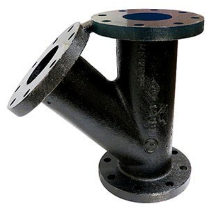 BIM objects - Free download! Fig. 823 - Flanged Lateral | BIMobject
