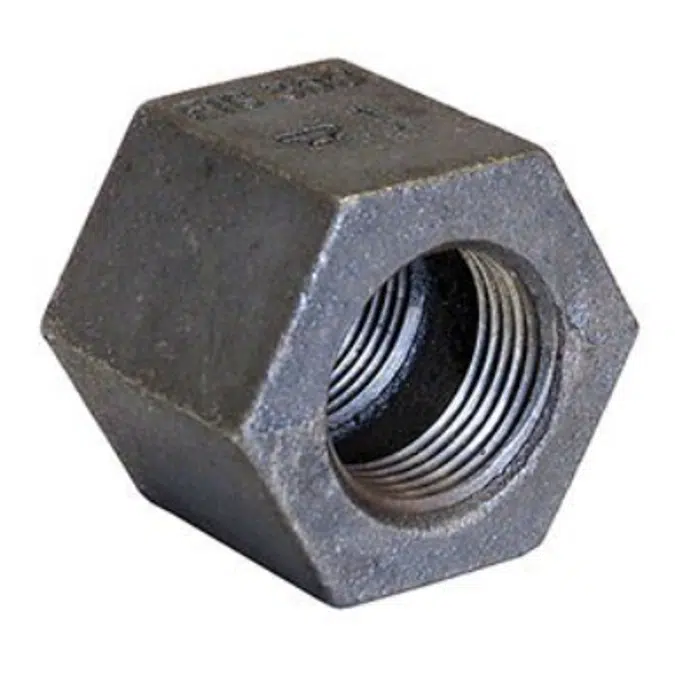 BIM objects - Free download! Fig. 366 - Screwed Hex Coupling | BIMobject