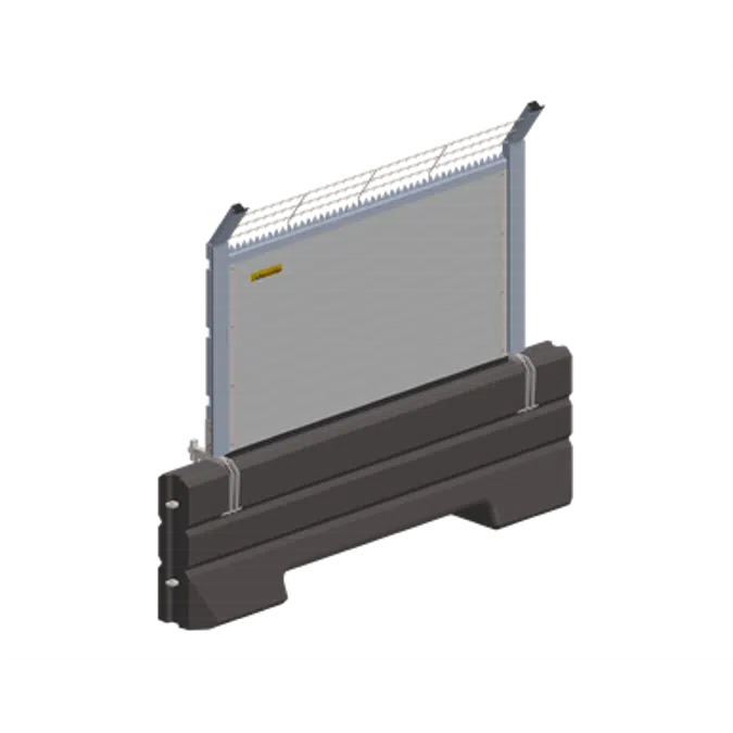 BIM objects - Free download! GP-Link 3m barrier with Soundguard sound ...