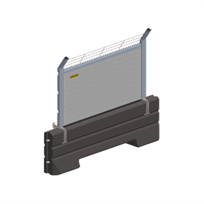 Objetos BIM - ¡Descarga gratis! GP-Link 1m barrier with Soundguard ...