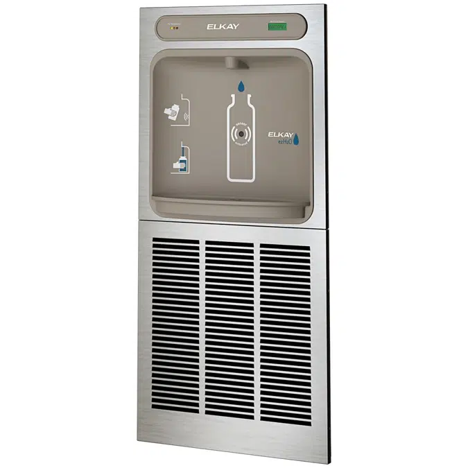 BIM objects - Free download! LZWS8K Elkay ezH2O® In-Wall Bottle Filling Station Filtered ...