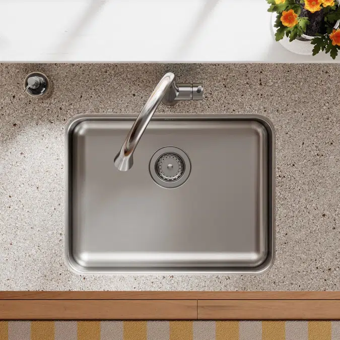 BIM objects - Free download! ELUHAD211555 Elkay Lustertone® Classic Stainless Steel 23-1/2" x 18 ...