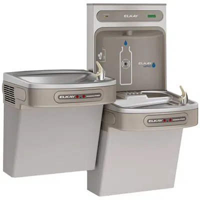 BIM objects - Free download! LZWSGRNM8K Elkay ezH2O® In-Wall Bottle Filling Station with ...