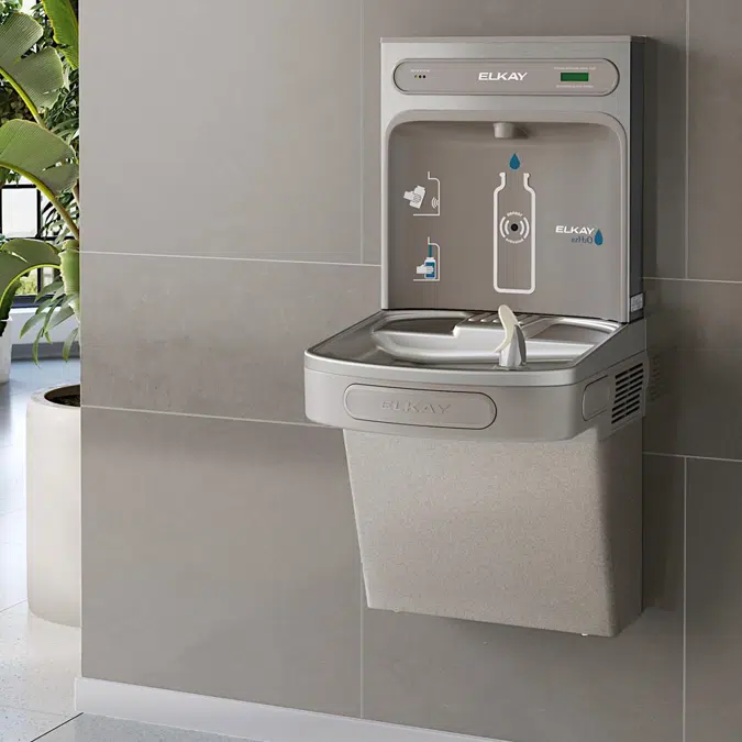 BIM objects - Free download! LZWSRK Elkay ezH2O® RetroFit Bottle Filling Station Kit for EZ ...