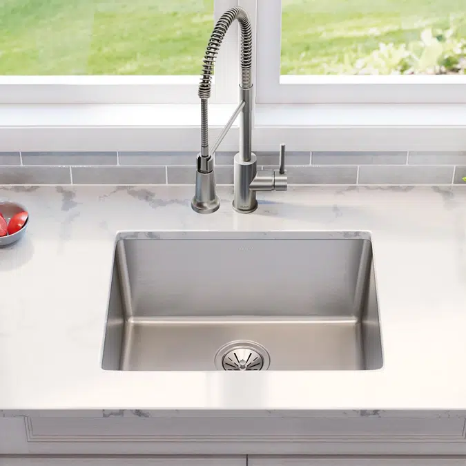 BIM objects - Free download! ELUH2115T Elkay Lustertone Iconix® 18 Gauge Stainless Steel 23-1/2 ...