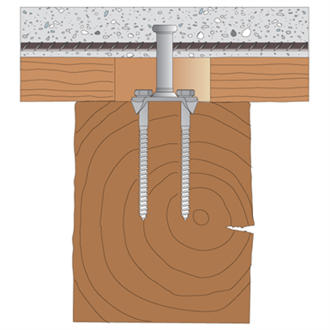 BIM objects - Free download! CTL BASE - Connector for wood floors ...