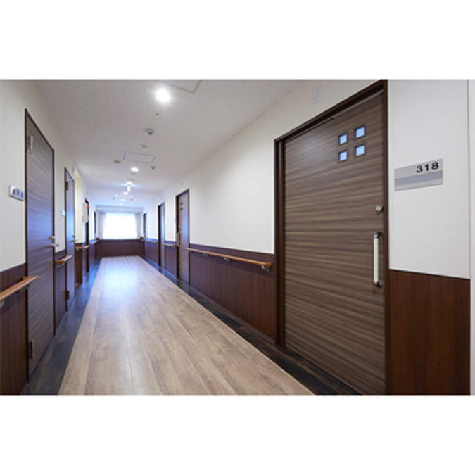 BIM objects - Free download! CERARL, Elevator Hall / Office Corridor ...