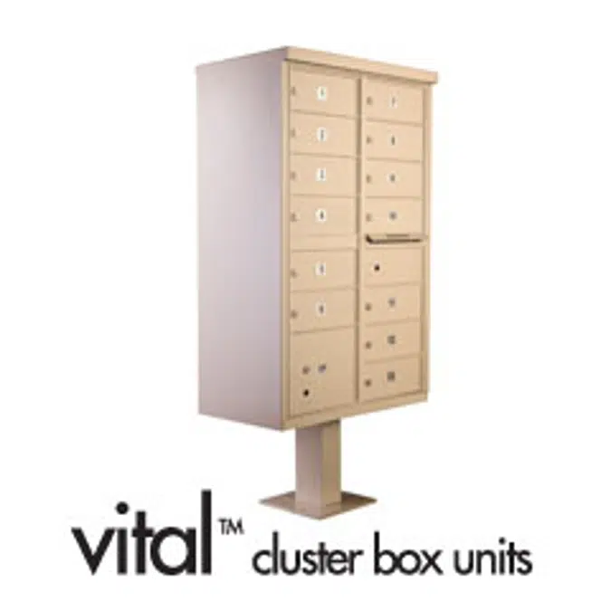 BIM objects - Free download! vital™ 1570 Cluster Box Unit | BIMobject