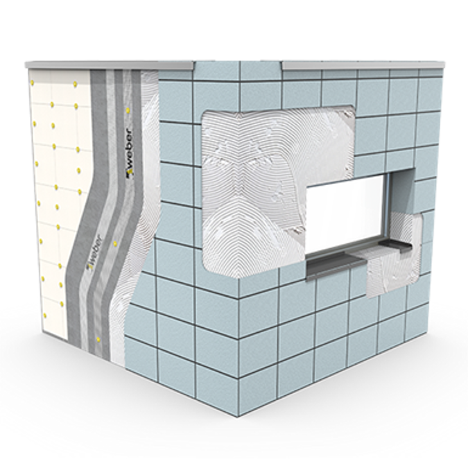 BIM objects - Free download! SATE ETICS con EPS - webertherm ceramic ...