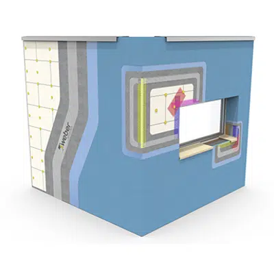 BIM objects - Free download! SATE ETICS con EPS - webertherm ceramic ...