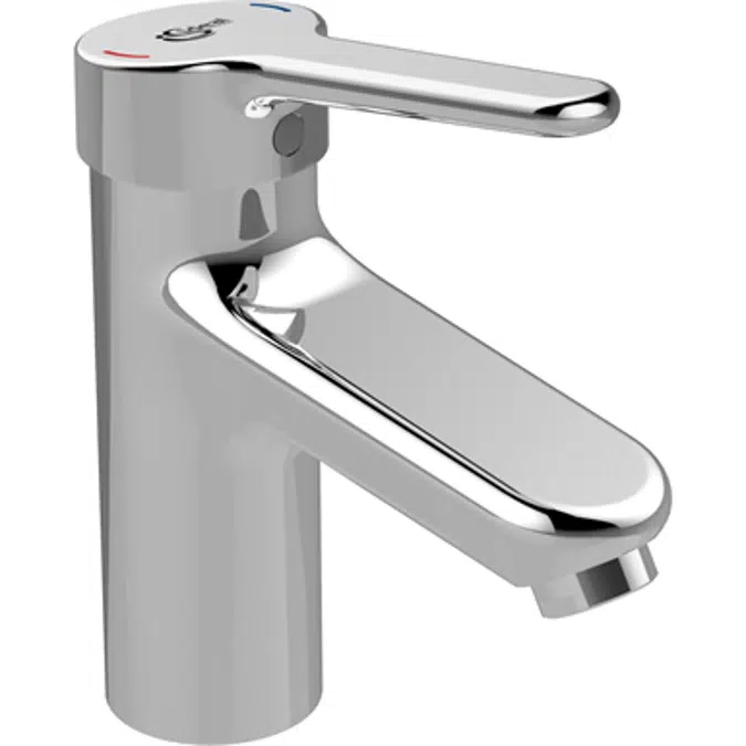 BIM objects - Free download! Ceraplus single lever one hole basin mixer ...