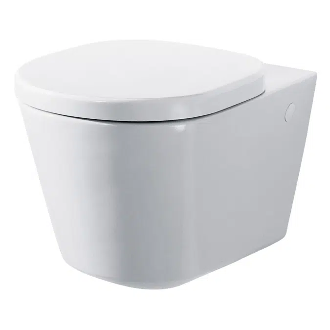 BIM objects - Free download! TONIC WALL HUNG TOILET PAN WITH DOUCHE ...