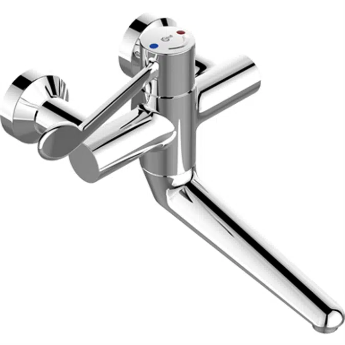 BIM objects - Free download! Ceraplus Safe SQ wall mounted thermostatic ...