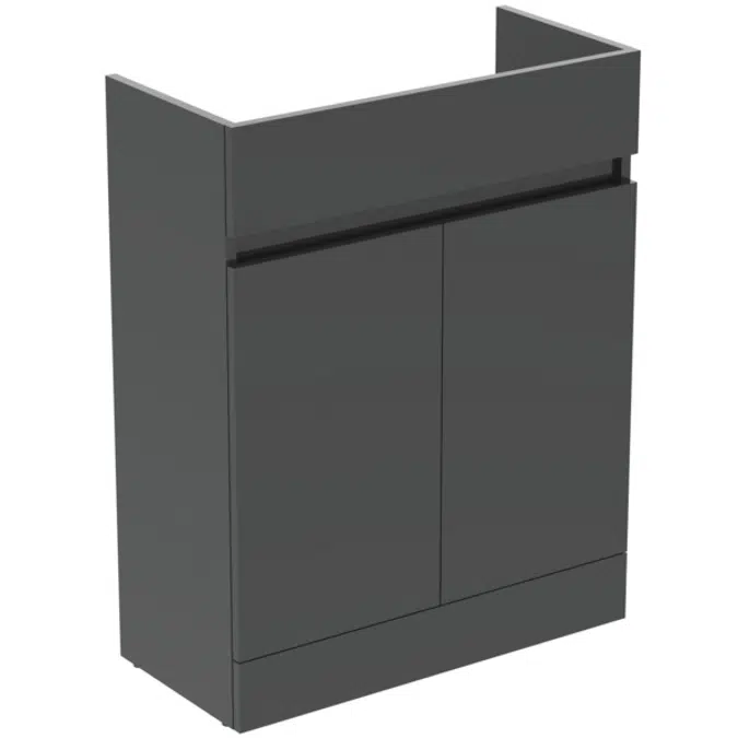 BIM objects - Free download! SEMI-COUNTERTOP UNIT 65x30 IN GLOSSY WHITE ...