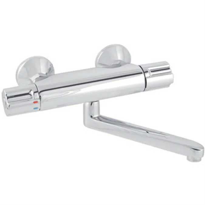 BIM objects - Free download! CERAPLUS wall mounted thermostatic basin ...