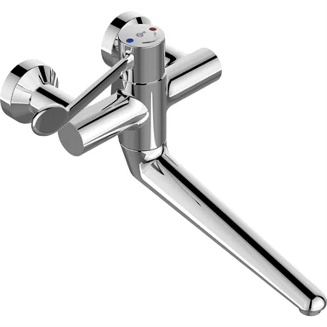 BIM objects - Free download! Ceraplus Safe SQ wall mounted thermostatic ...