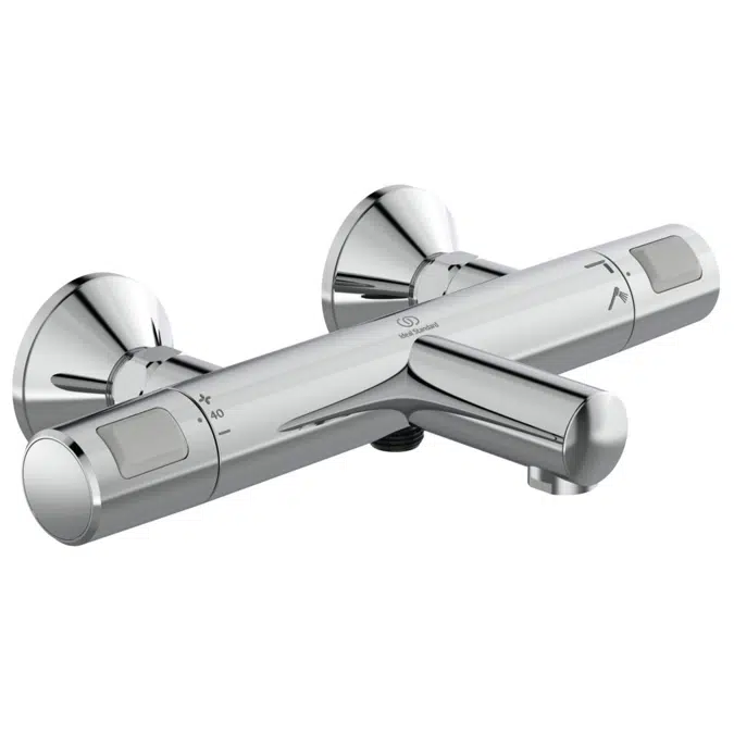 BIM objects - Free download! CERATHERM T20 BATH AND SHOWER MIXER ...