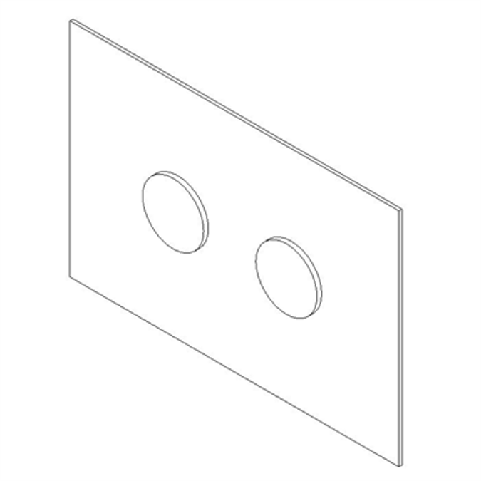 BIM objects - Free download! TREND F/PLATE CHROME DF | BIMobject