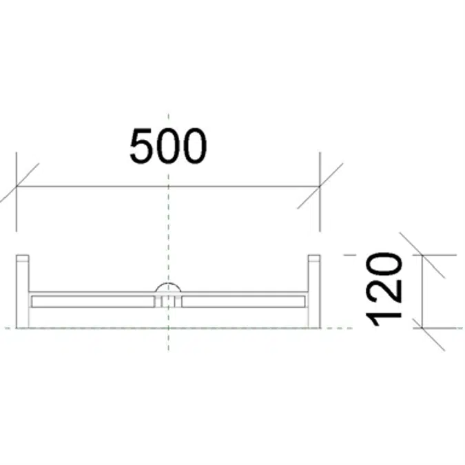 BIM objects - Free download! SANITARBLOCK MOUNTING FRAME FOR URINAL | BIMobject