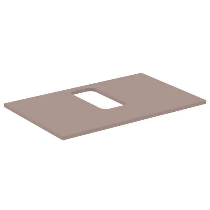 BIM objects - Free download! I.LIFE B WORKTOP BASIN CUT 80CM | BIMobject