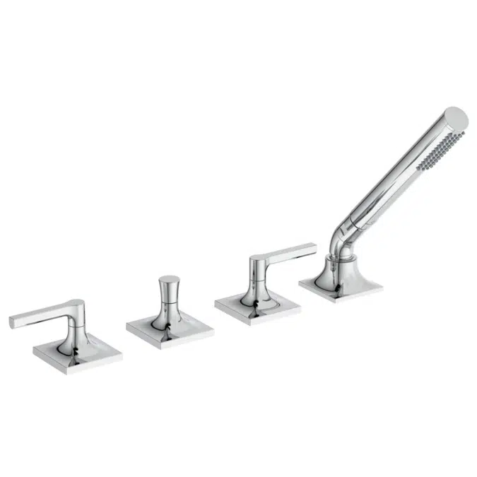 BIM objects - Free download! JOY NEO 4-HOLE BATH & SHOWER DUAL CONTROL ...