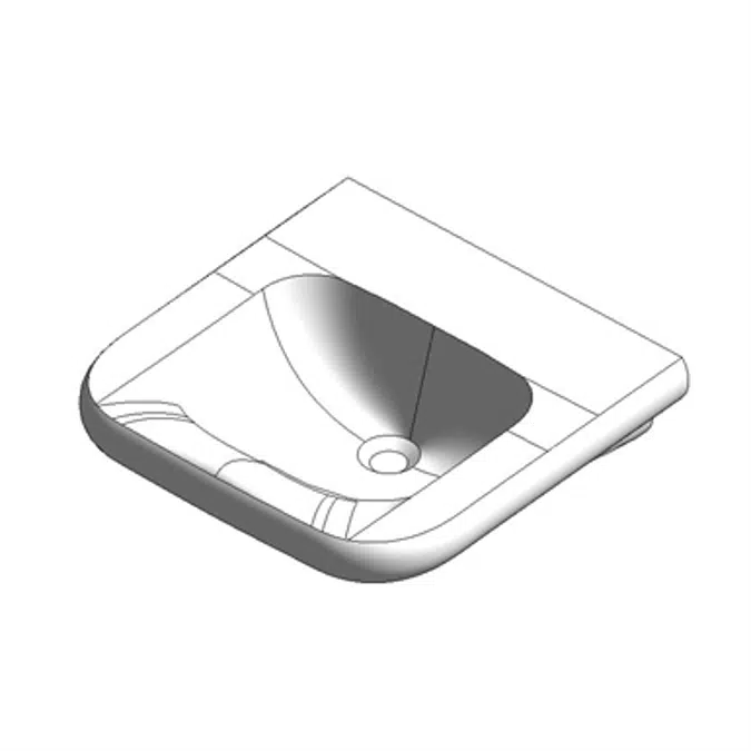 BIM objects - Free download! CONTOUR 21 BASIN 55 WHITE ACSBL NTH ...