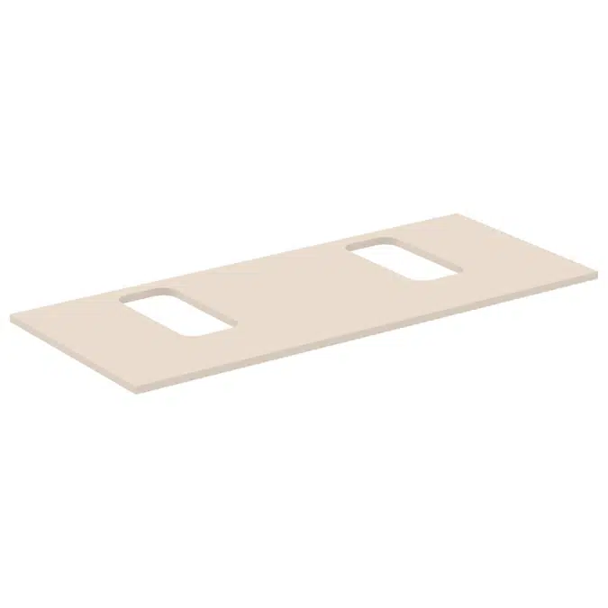 BIM objects - Free download! I.LIFE B WORKTOP BASIN CUT 120CM | BIMobject