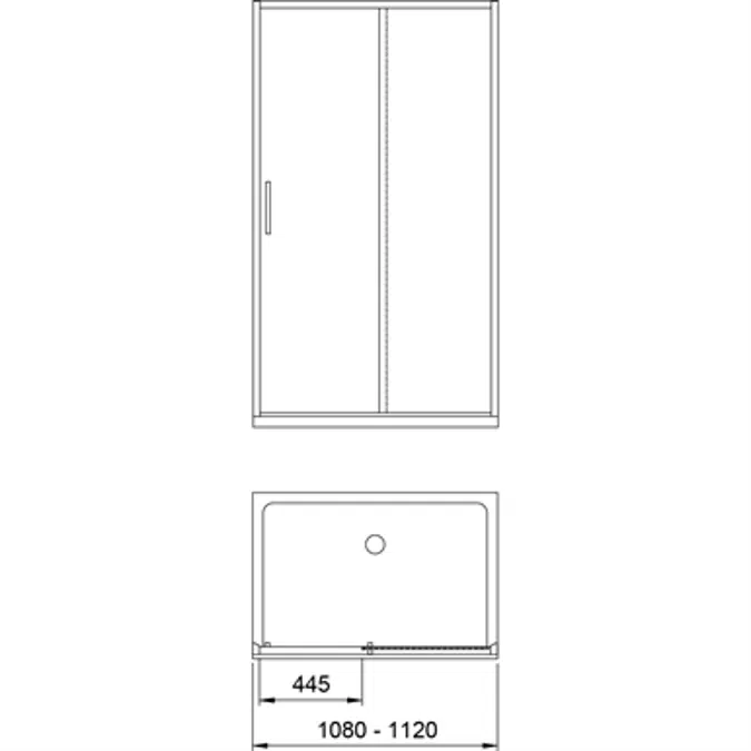 BIM objects - Free download! STRADA SLD 110 RH MATT WHITE IC | BIMobject