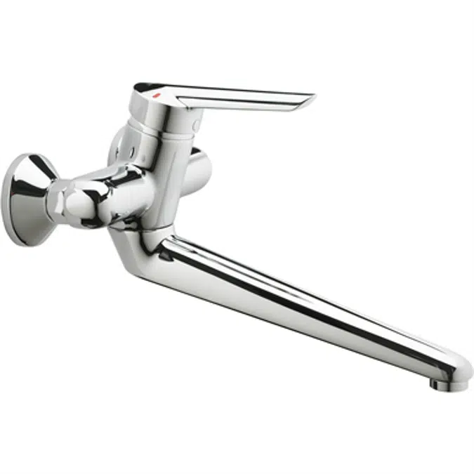 BIM objects - Free download! CERAPLUS wall mounted single lever basin ...